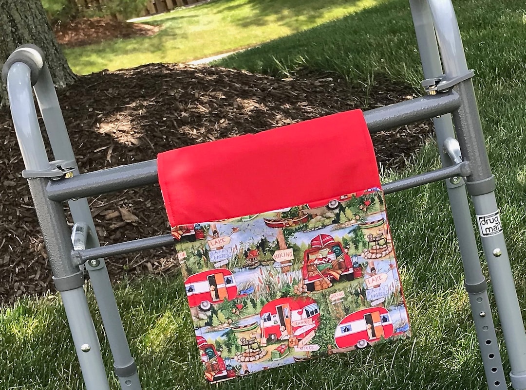 Handmade Walker Caddy Bag: Two-pocket Mobility Tote - Etsy