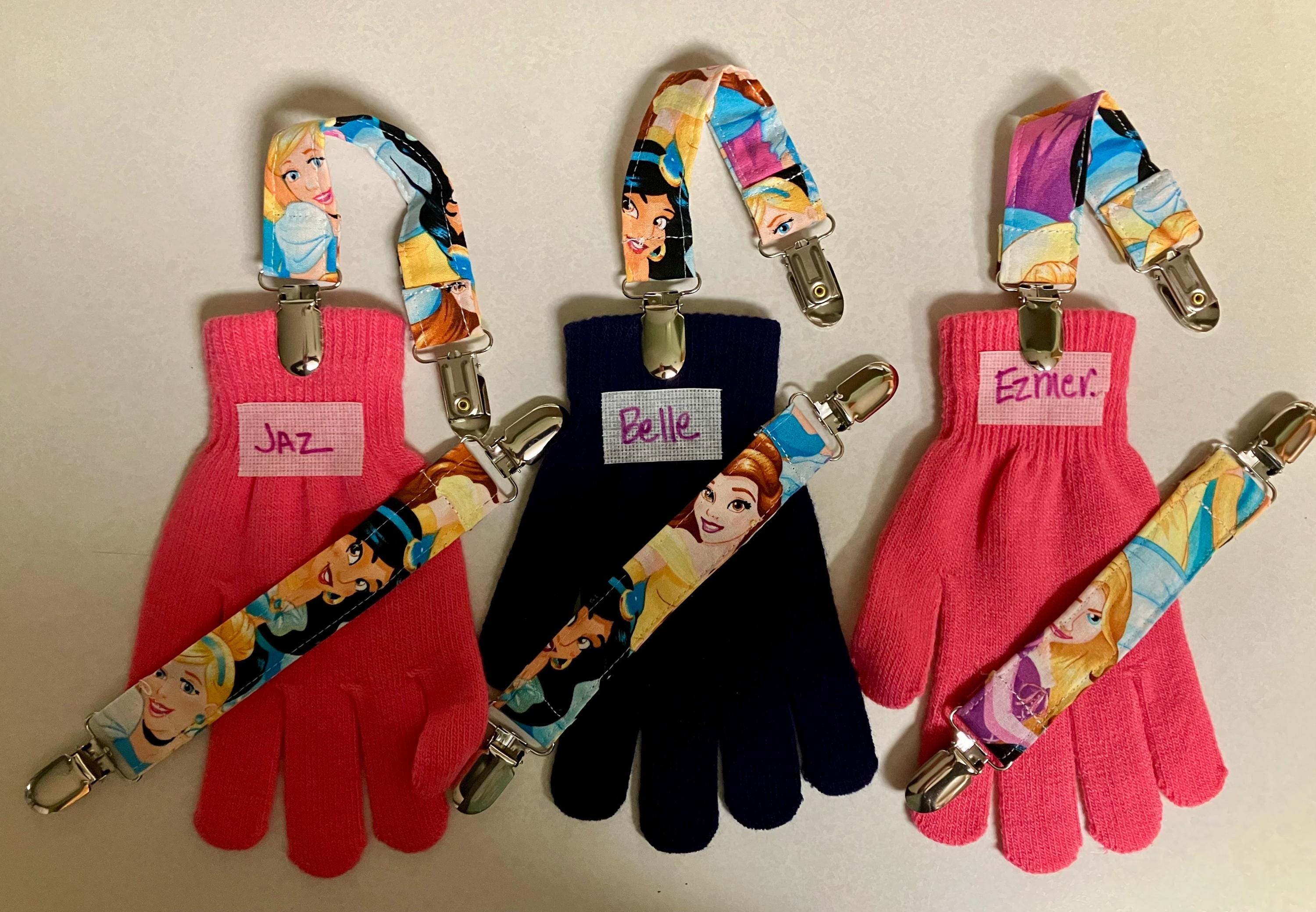 Child's Mitten Clips / Winter Coat Glove Keepers / Set of 2 / READY TO ...