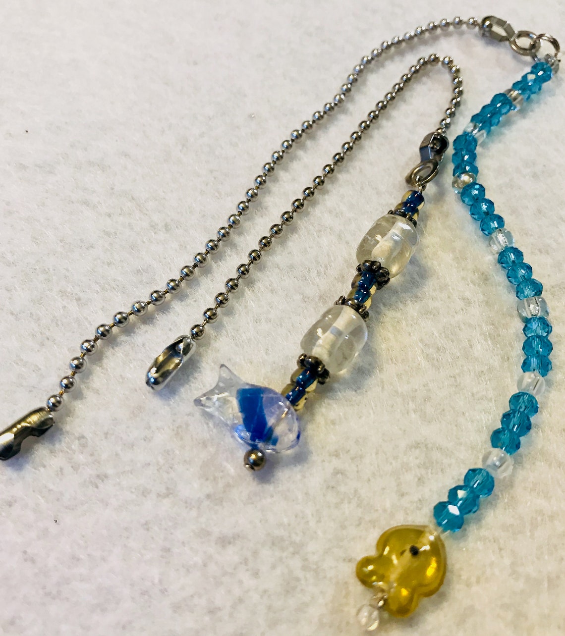 Pull Chain for Ceiling Light Fan. Set of Two Fish Pull Chains. - Etsy