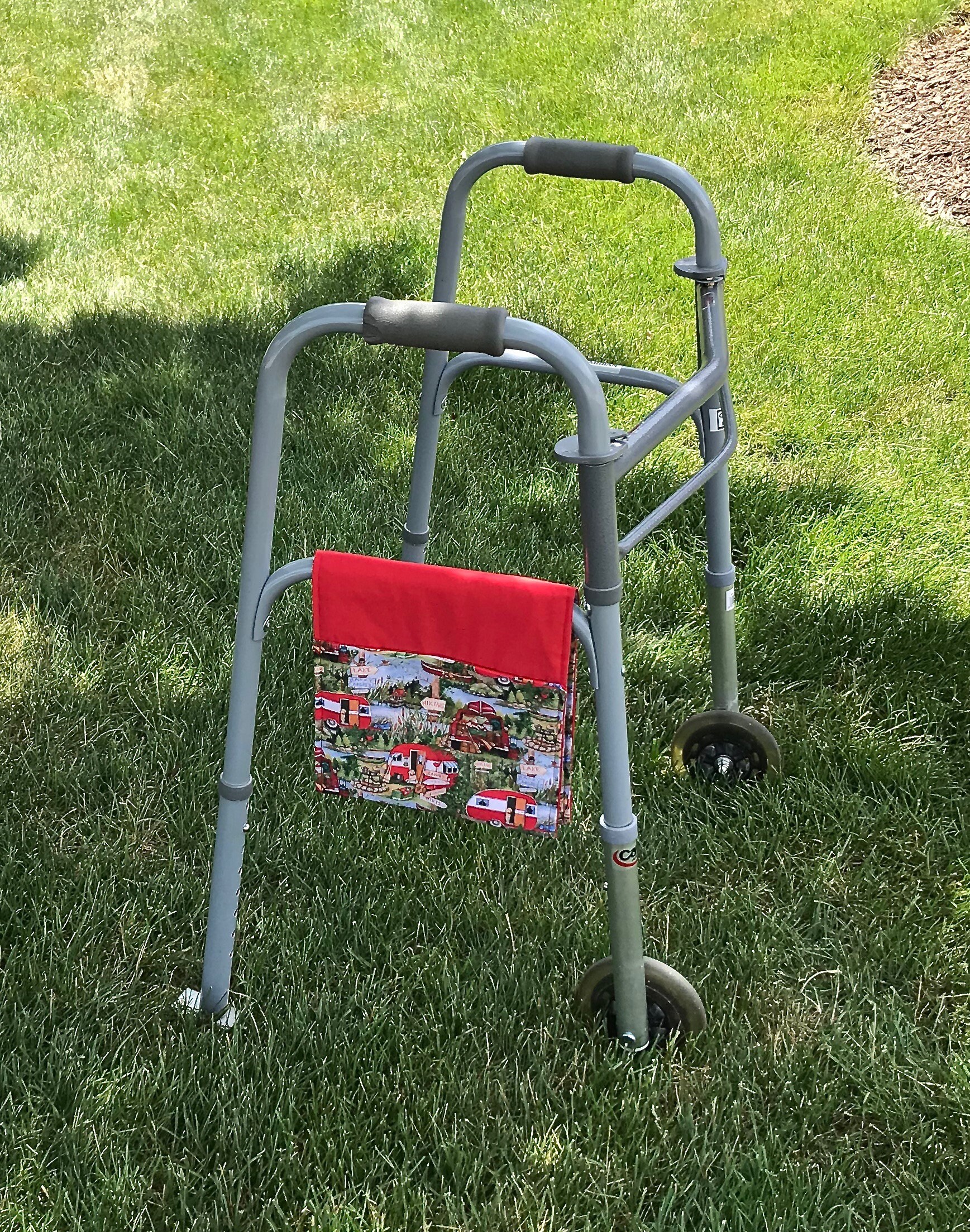Handmade Walker Caddy Bag: Two-pocket Mobility Tote - Etsy