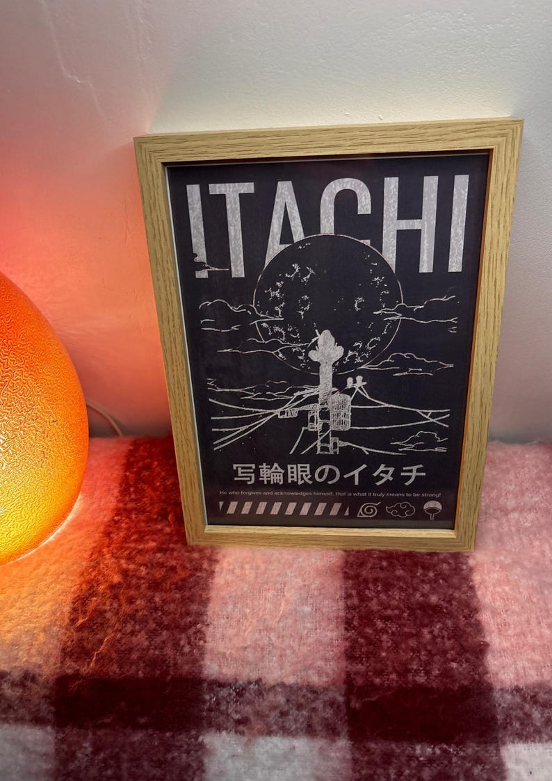 Poster Naruto Itachi Uchiha Format A4 - Etsy