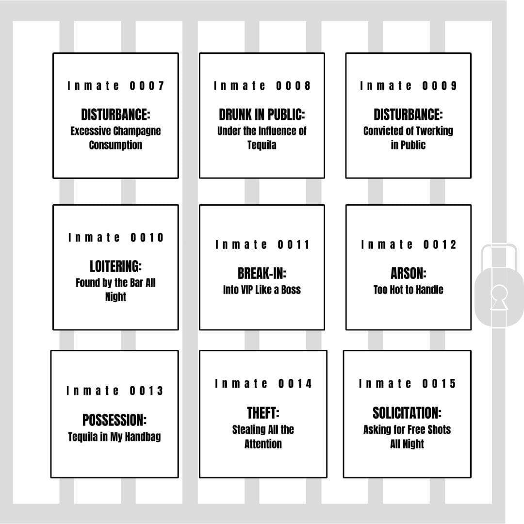 Funny Bachelorette Party SVG Bundle, Jail Inmate Sayings, Criminal ...