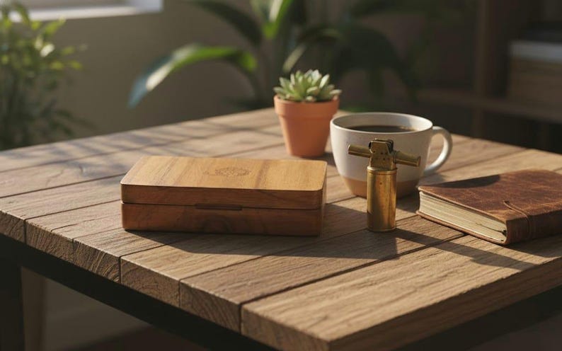 Handmade Teak Wood Cigarette Case | Classic Size, Udaipur Craft - Etsy