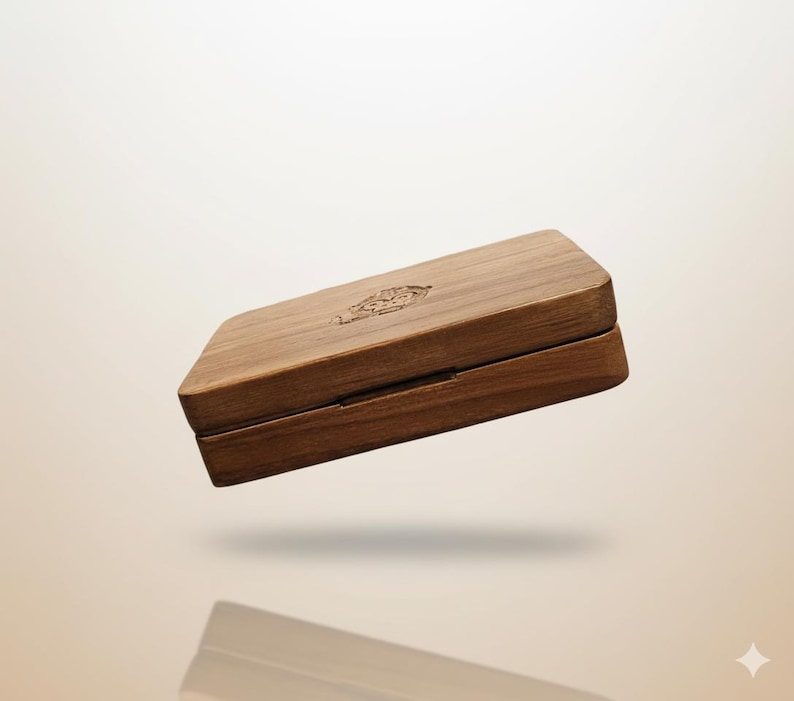 Handcrafted Teak Cigarette Case With Lighter Slot – Smoka Box - Etsy