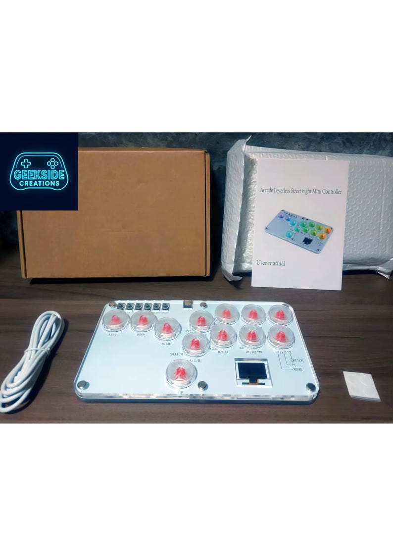 Hitbox Leverless Arcade Fightstick – RGB Stickless Controller With Hot-swappable Switches for Pc ...