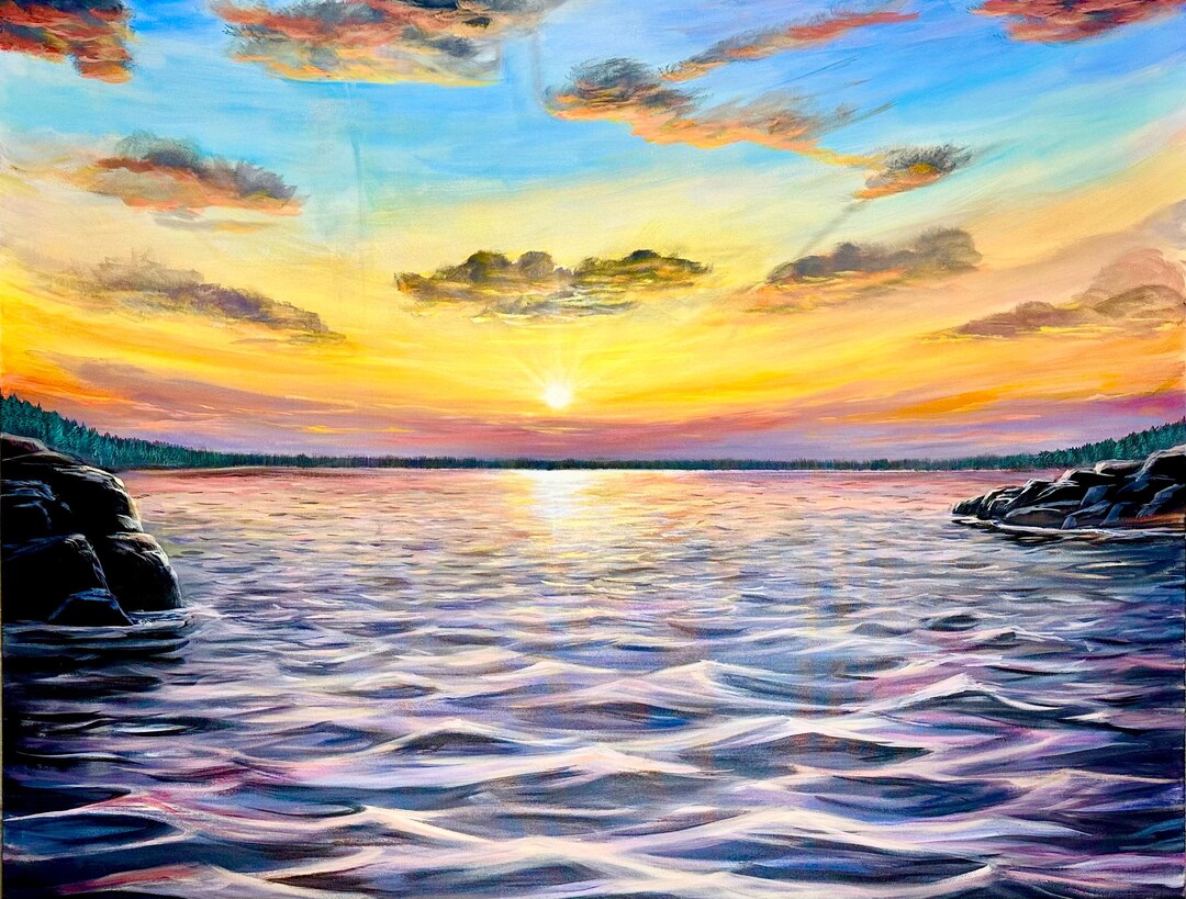 State of the Art Serenity Lake by Amy Marie Kulseth. Minnesota Lake ...