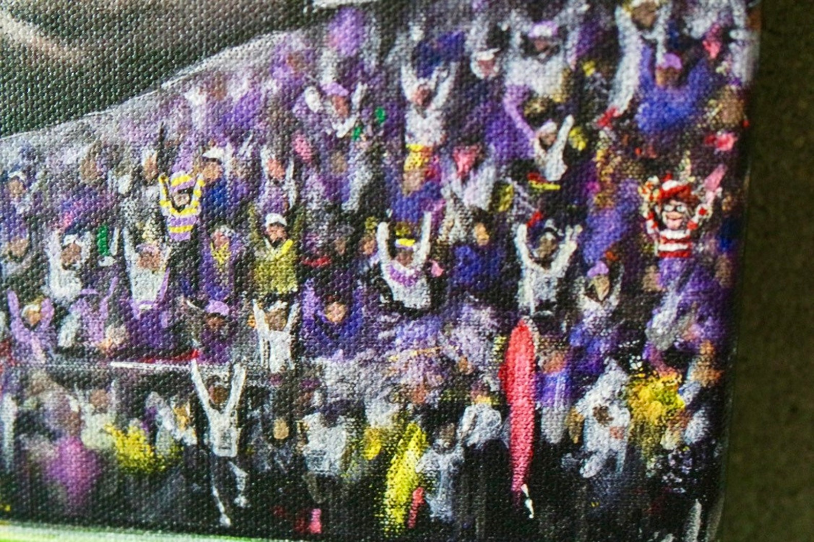 Minneapolis Miracle Art Canvas Print. Stefon Diggs Minnesota Vikings ...