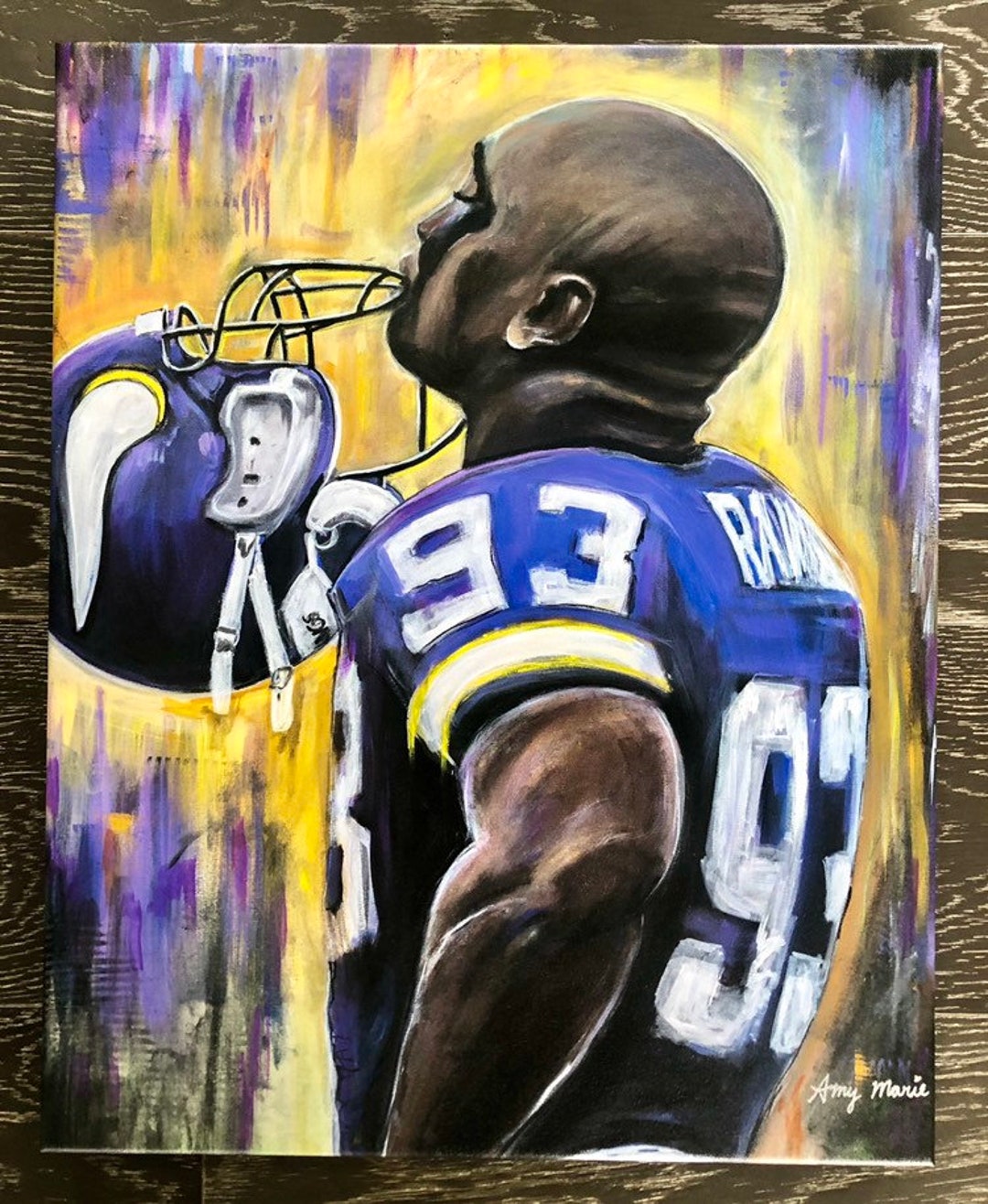 John Randle Art Canvas Print Painting by Amy Marie Kulseth. Minnesota ...
