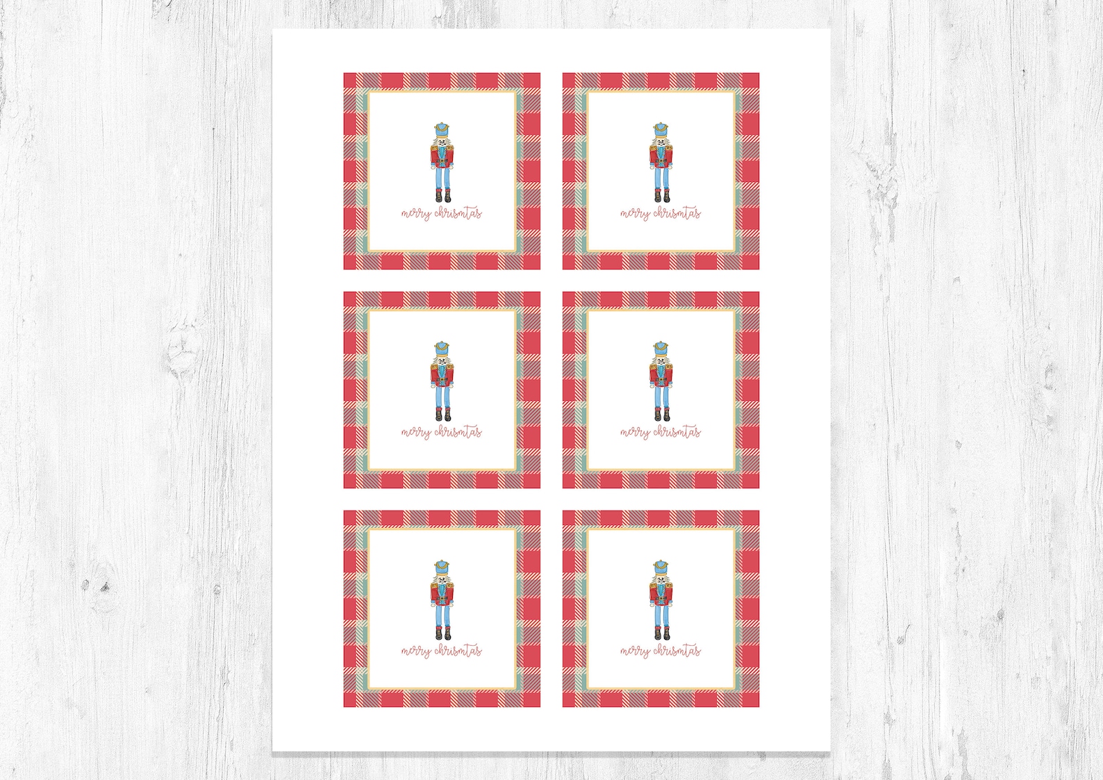 Nutcracker Gift Tags Printable Christmas Gift Tags for Kids - Etsy