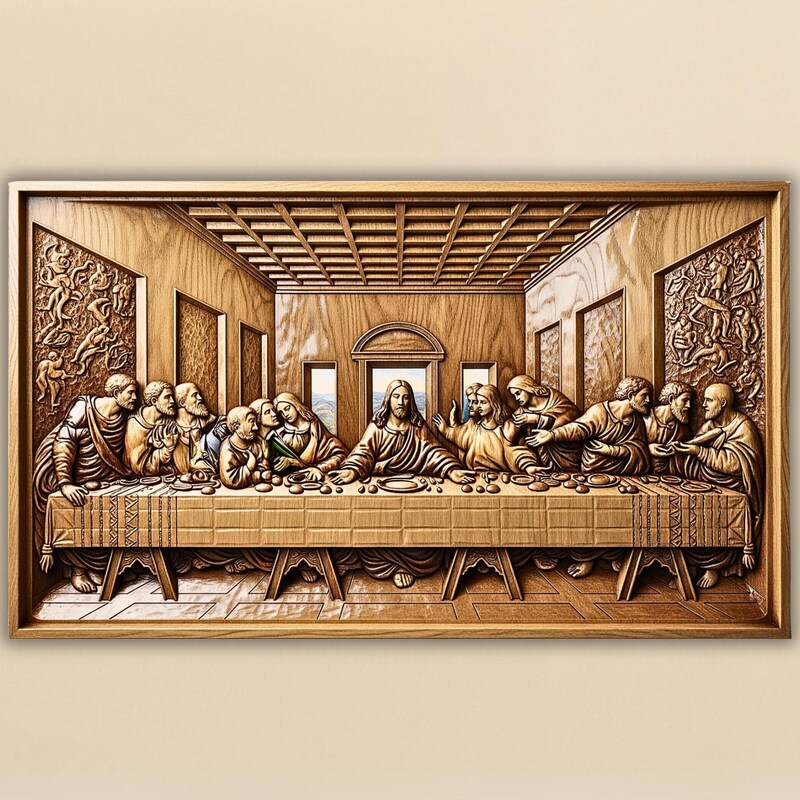 Last Supper 3d Art - Etsy
