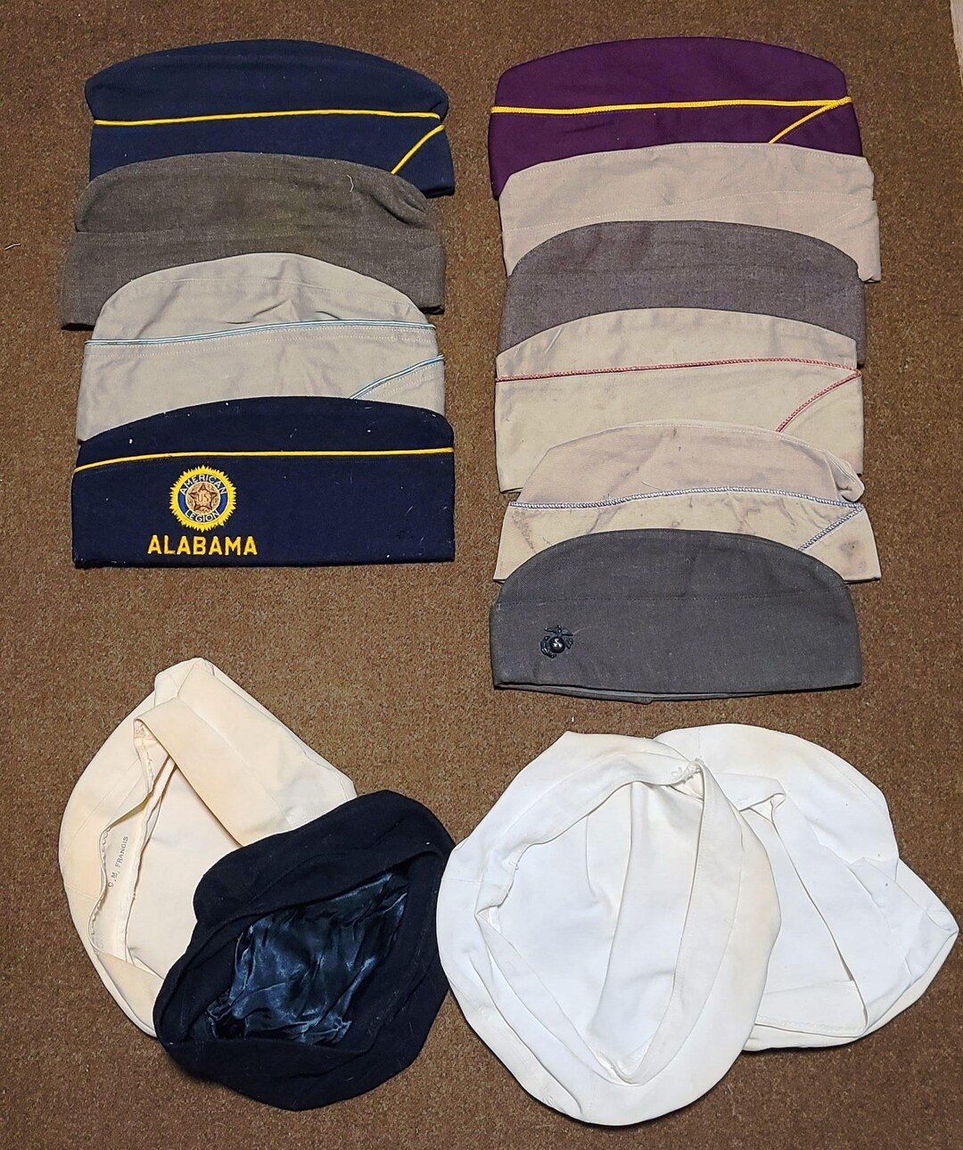 Lot of WWII and Postwar US Military Caps Garrison Covers - Etsy