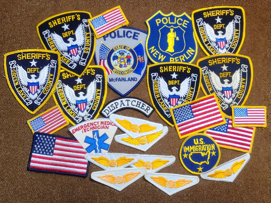 Law Enforcement & First Responder Patch Lot - Etsy