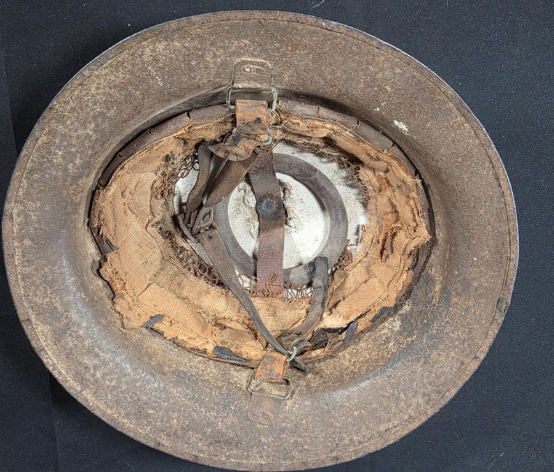 WWI British Helmet - Unit or Soldier Marked - Etsy