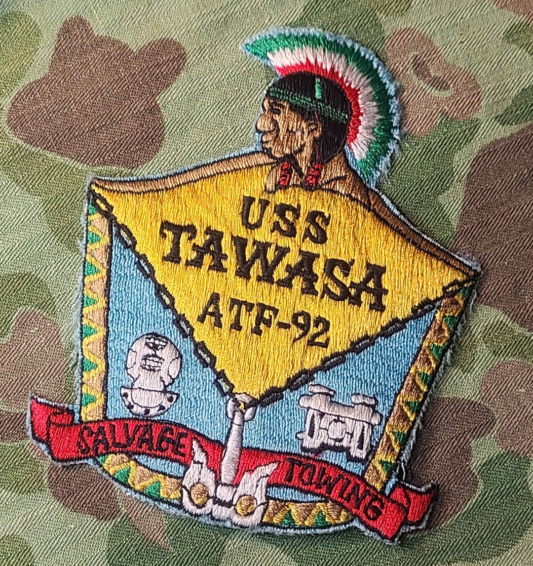 Vietnam Era US Navy Patch USS Tawasa ATF-92 - Etsy