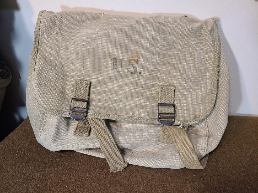 WWII M1936 Musette Bag US Army Original JQMD 1943 - Etsy