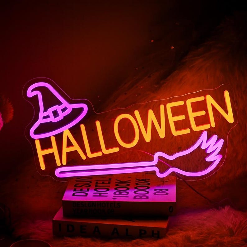 Spooky Halloween Neon Sign | Custom Neon Signs | Led Neon Light Sign ...