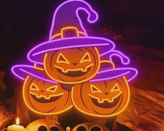 Halloween Neon Sign - Spooky Neon Sign - Boo Neon Sign - Ghost Neon ...