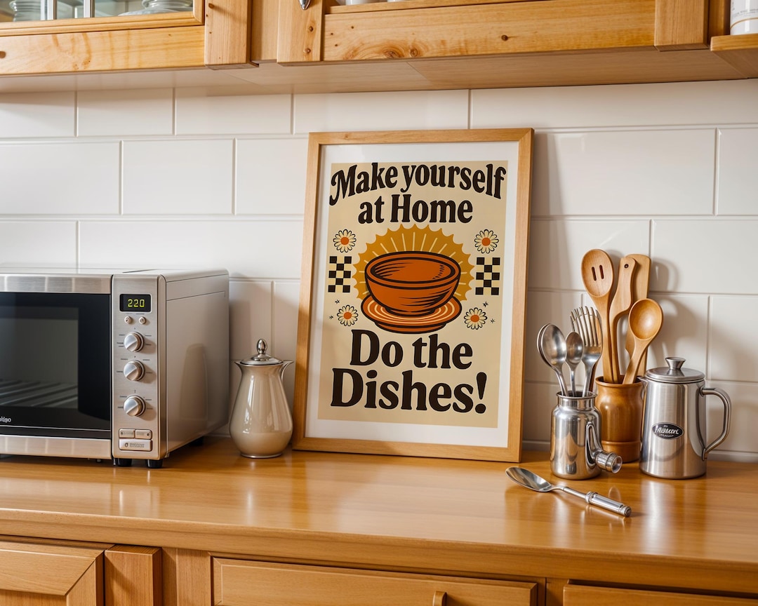 Funny Kitchen Print | Kitchen Arte Poster | Decorative Kitchen Poster ...