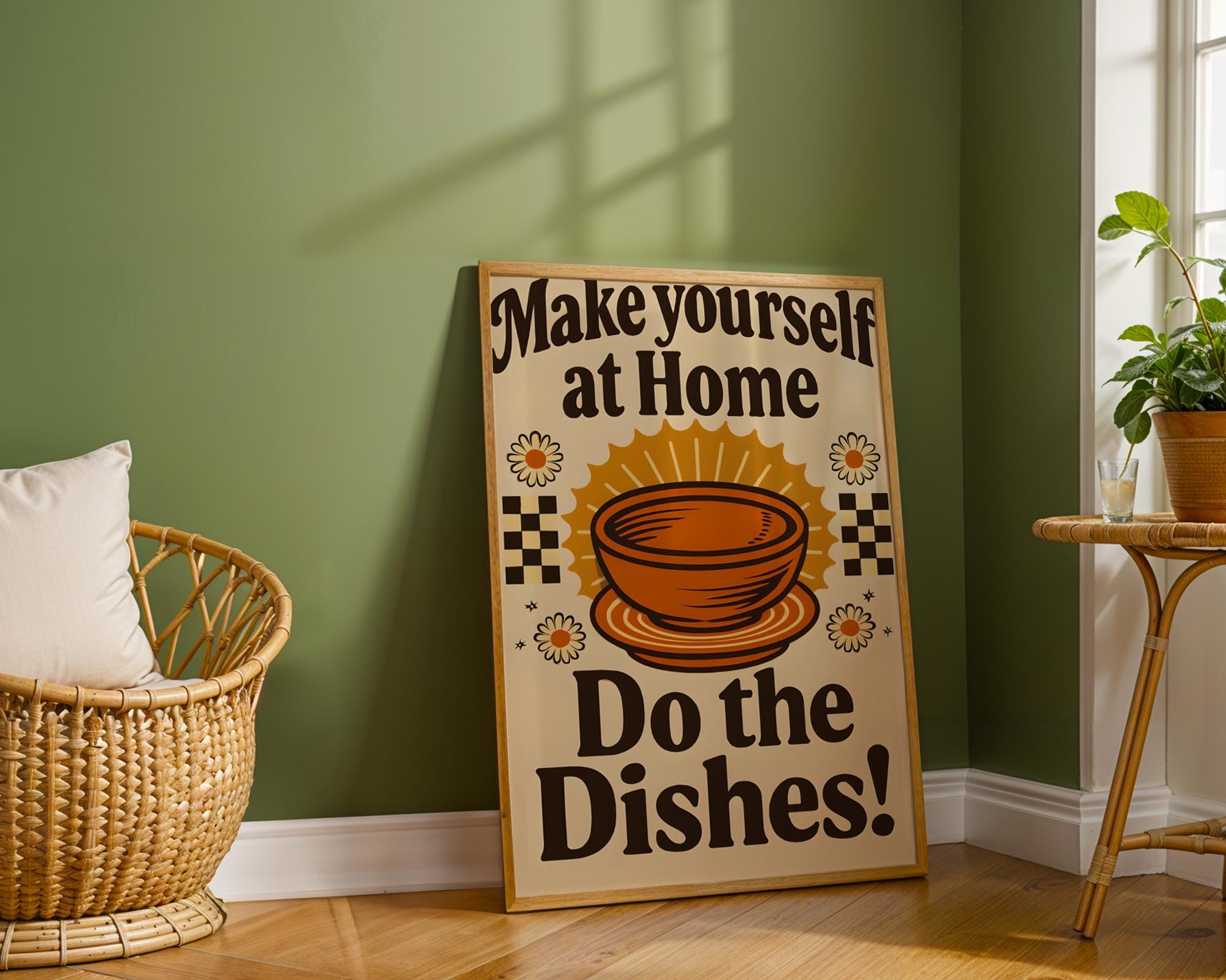 Funny Kitchen Print | Kitchen Arte Poster | Decorative Kitchen Poster ...