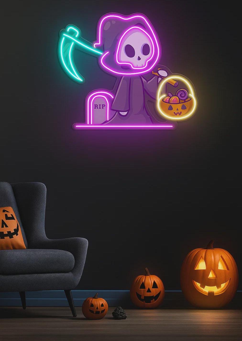 Halloween Neon Sign - Spooky Neon Sign - Halloween Wall Light - Boo ...
