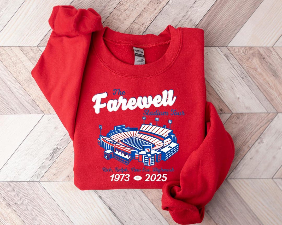 The Farewell Stadium Tour T-shirt - Buffalo Bills Sweatshirt - Highmark ...