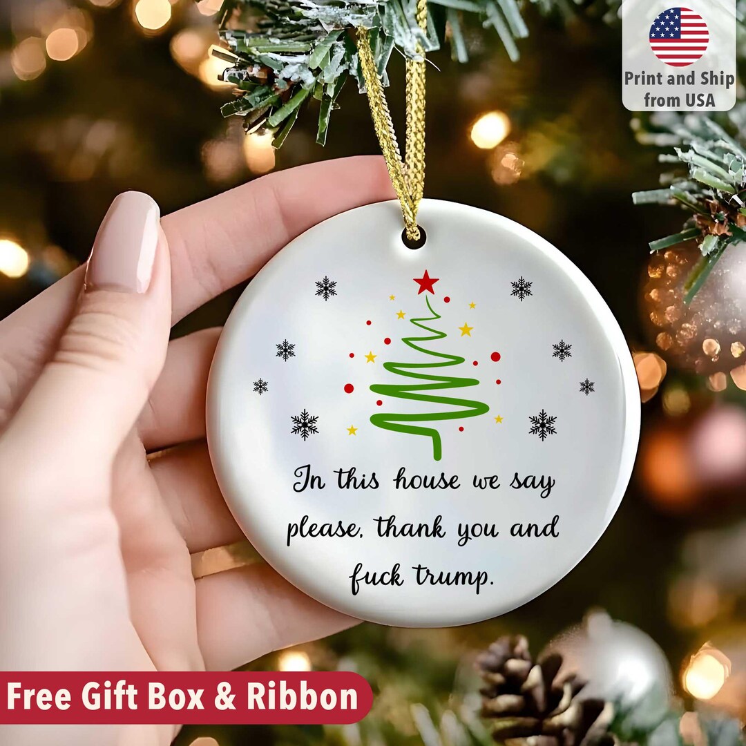 In This House We Say Please, Thank You and F*** Trump, Funny Anti-trump ...