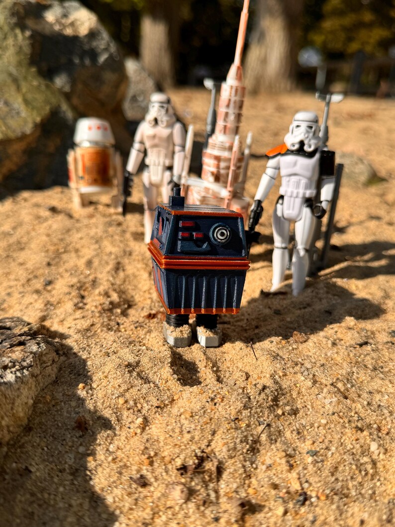 Gonk Droid Model: Kenner-style 3.75" Star Wars Custom Figure - Etsy