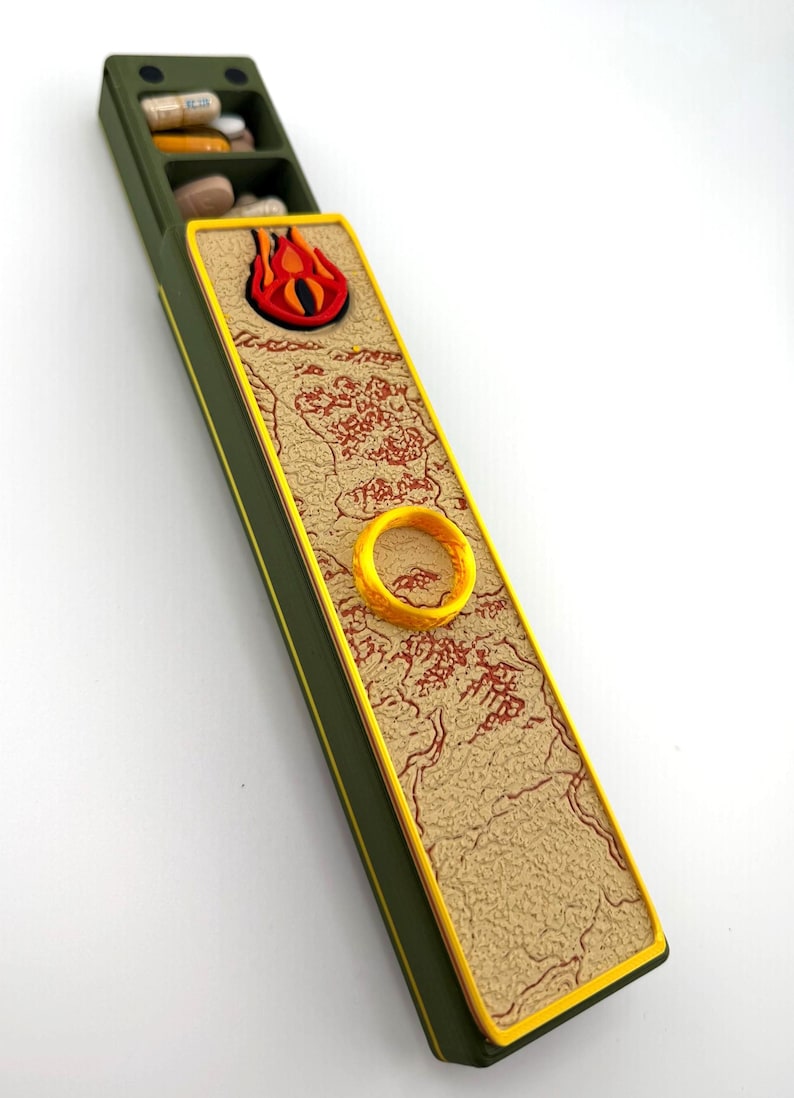 The One Pillbox to Rule Them All – Lotr-inspired Fantasy Pill Box | 7 ...