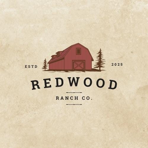 Ranch Brand Kit: Rustic Logo Templates + Canva Brand Board (digital ...