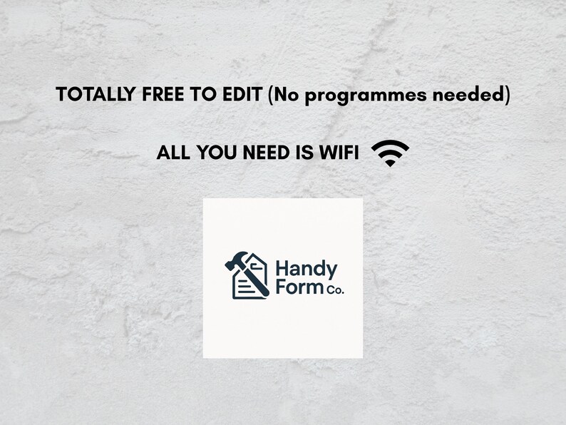 Editable Quote Template for Tradesmen | Printable PDF for Builders ...