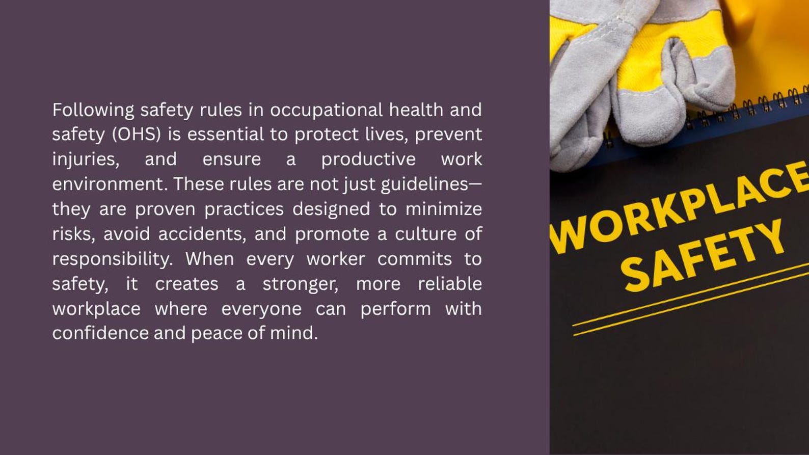 Workplace Safety Poster | 10 Golden Rules | A4 Printable PDF | Instant ...