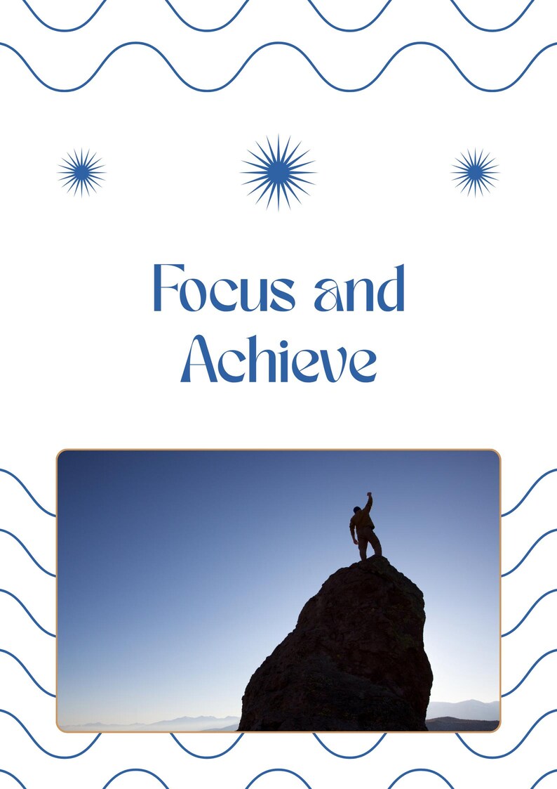 Motivational Inspiring Focus Achieve Wall Print Poster Art - Etsy