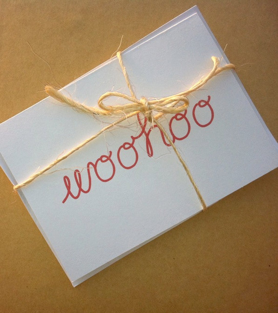 WOO HOO -- Congrats! -- Card and Envelope Set -- Celebration/graduation ...