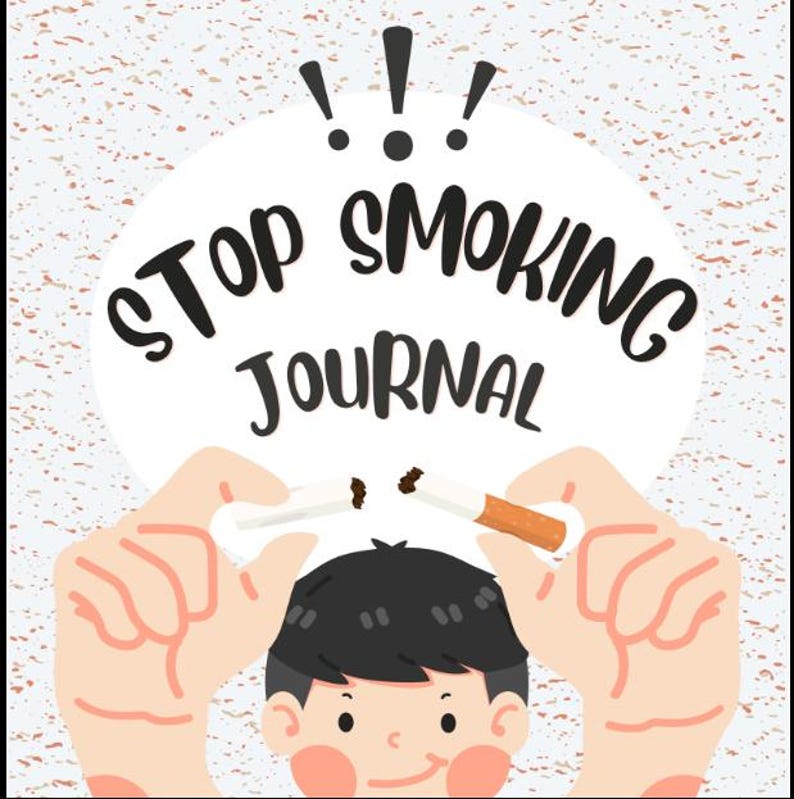 Stop Smoking Workbook Quit Smoking Guide Digital PDF Journal Printable ...