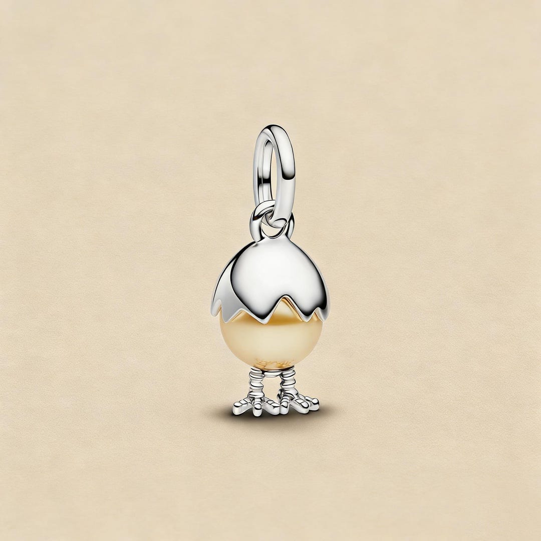 Sterling Silver Easter Chick Charm, Pandora Compatible - Etsy