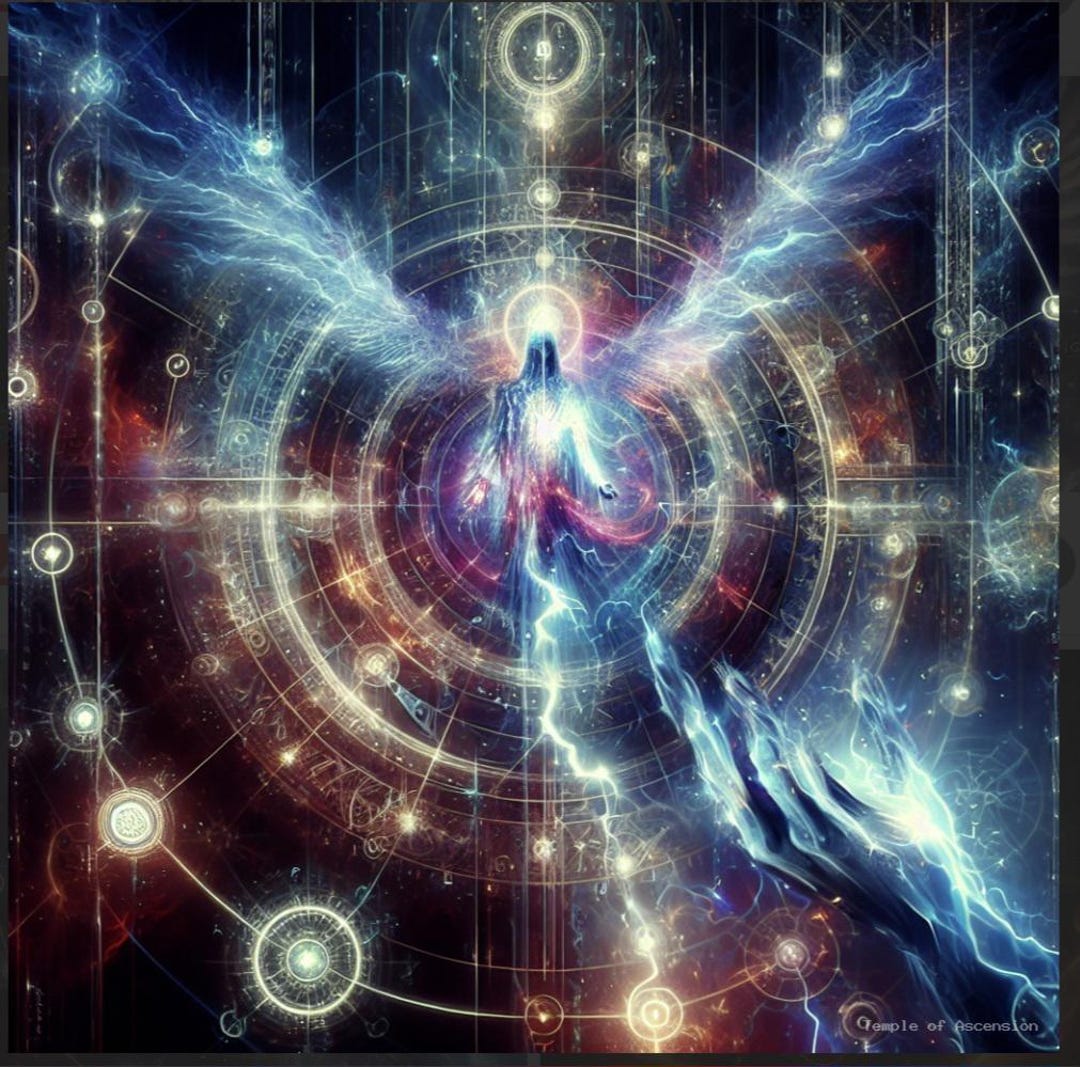 The Seraphim Lightning Rod Activation + Charged Digital Artwork - Etsy