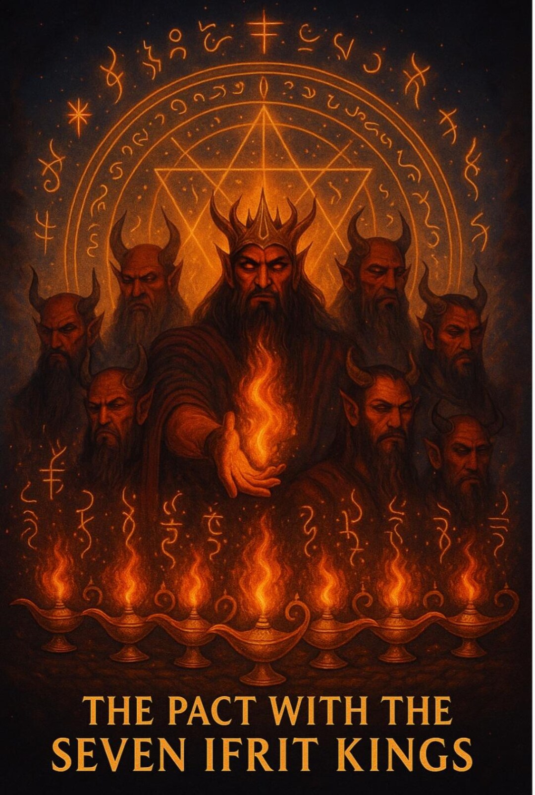 The Seven Ifrit Kings Flame Activation + Charged Digital Artwork - Etsy ...