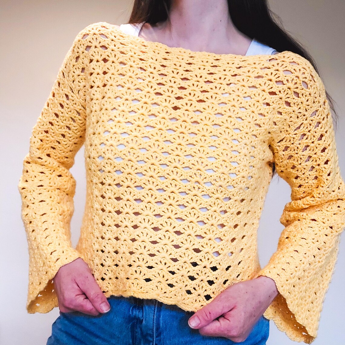She Sells Sea Shells Crochet Sweater Pattern (PDF Pattern - Etsy