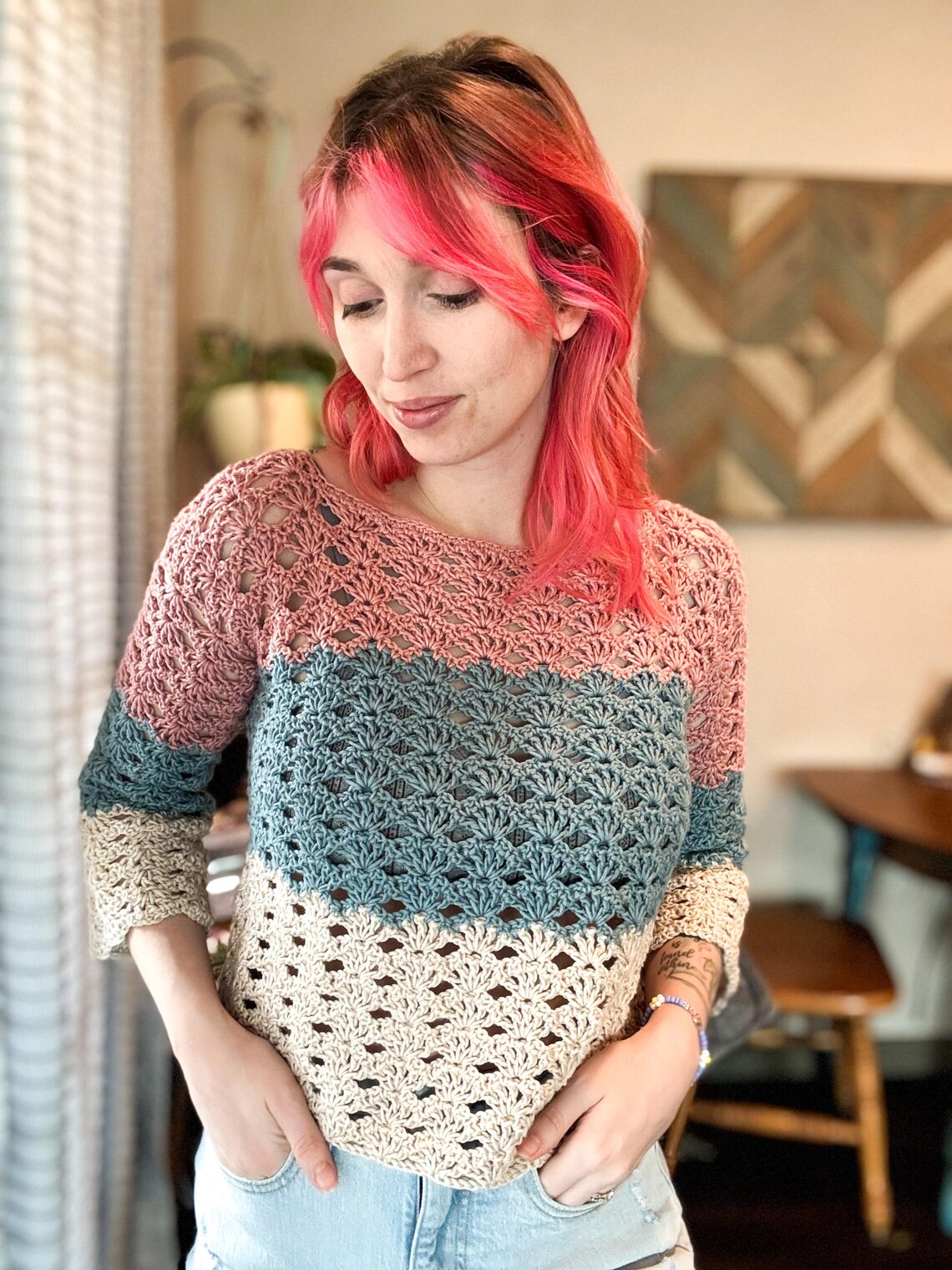 She Sells Sea Shells Crochet Sweater Pattern (PDF Pattern - Etsy
