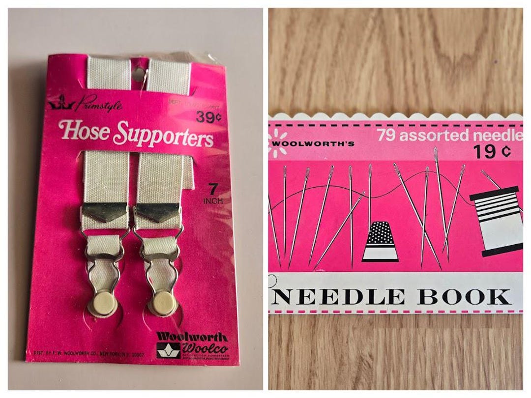 Vintage Woolworth’s Sewing & Hosiery Set – 1950s Primstyle Hose ...