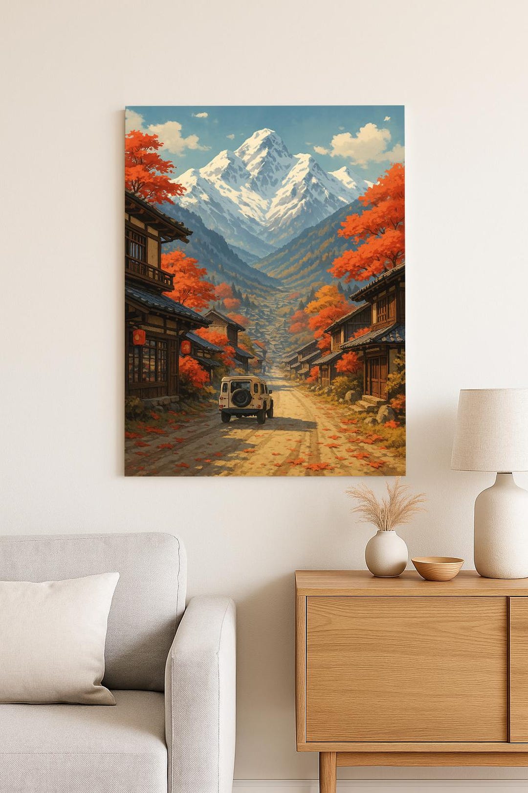 Japanese Style Print | Classic Land Rover Defender Canvas | Land Rover ...
