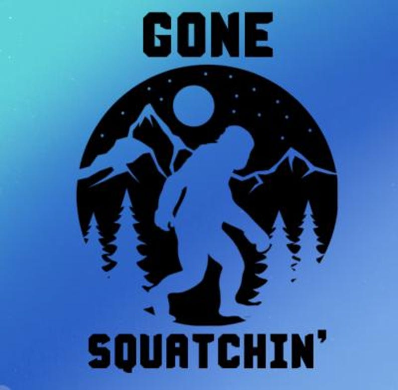 Gone Squatchin’ Decal, Big Foot Decal, Sasquatch, Funny Decal, Big Foot ...