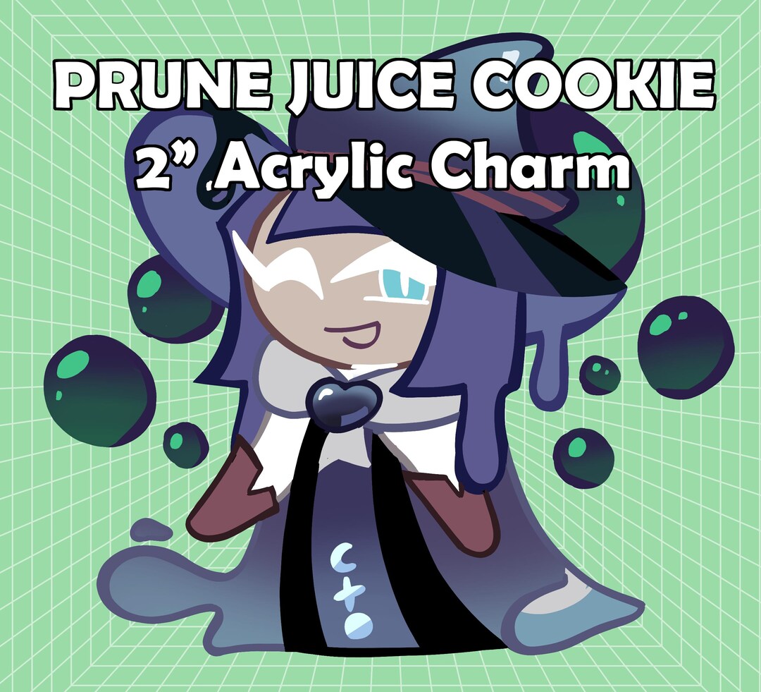 Cookie Run Kingdom Prune Juice Cookie Acrylic Keychain - Etsy
