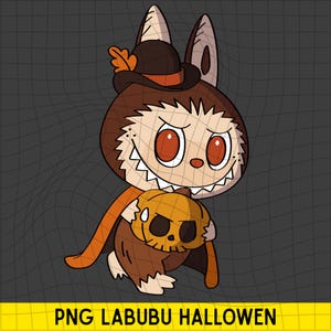 Horror Labubu Halloween Bundle PNG, Halloween PNG SVG, Killers Chibi ...