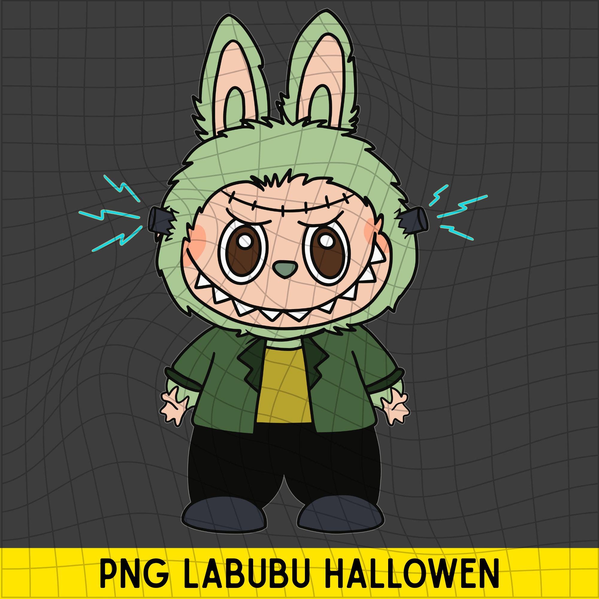 Horror Labubu Halloween Bundle PNG, Halloween PNG SVG, Killers Chibi ...