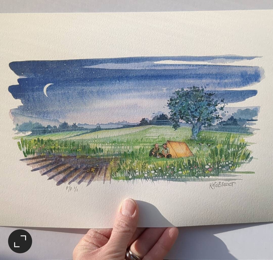 Through the Briar and Bramble - Detectorists - A4 Hand-finished Signed ...