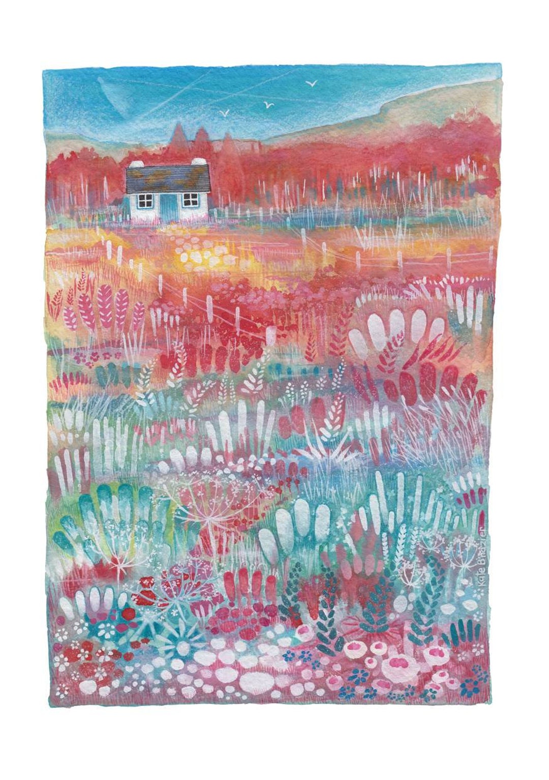 Liberty Cottage A4 Signed Limited Edition Print - Etsy