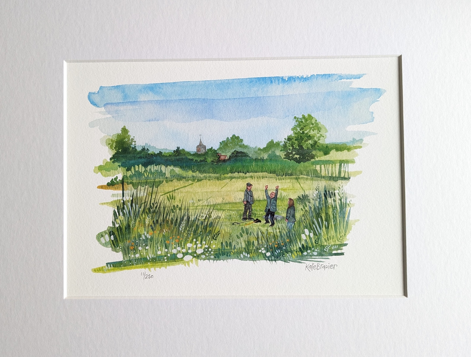 The Gold Dance - Detectorists - A4 Signed Limited Edition Giclee Print ...