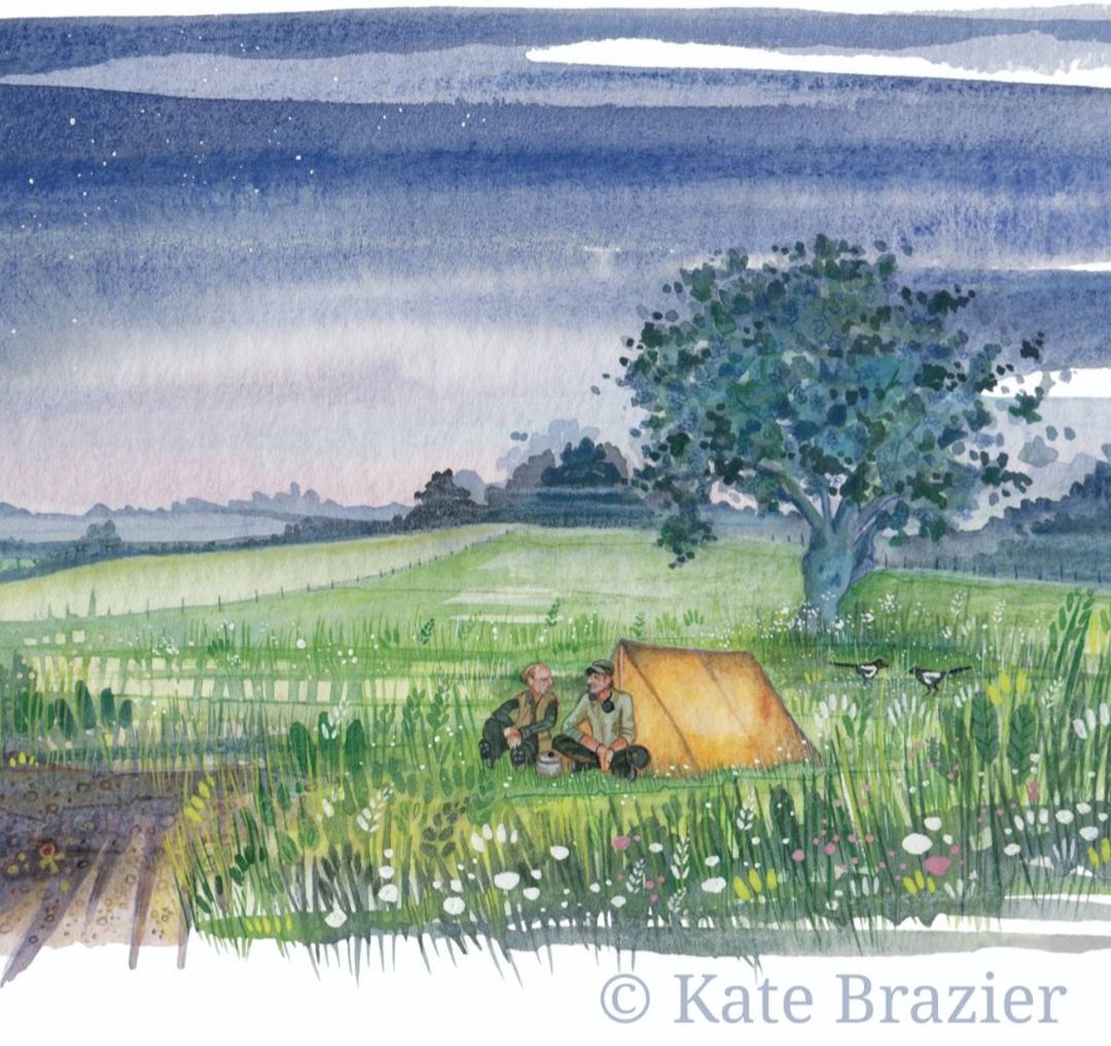 Through the Briar and Bramble - Detectorists - A4 Hand-finished Signed ...