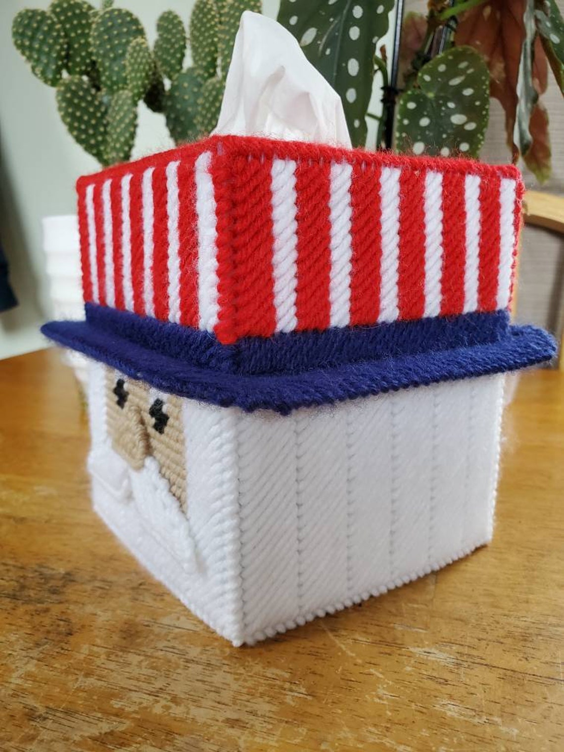 Uncle Sam Tissue Box Cover Patriotic 4th of July Army - Etsy